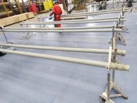 China Grey DIN FRP Fiberglass Pipe With 2mm CLB Thickness For Building for sale