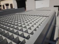 China Square Reinforced Molded Fiberglass Grating With 6x6mm Cross Bar for sale