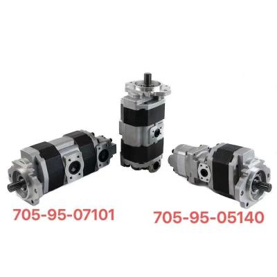 China Komatsu Hydraulic Gear Pump 705-95-07101 705-95-05140 for HD465-7R HD605-7R Dumper for sale