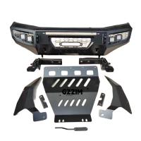 China High Light Fog Light Steel Front Bumper for Navara NP300 Frontier 2015 Original Fitment for sale