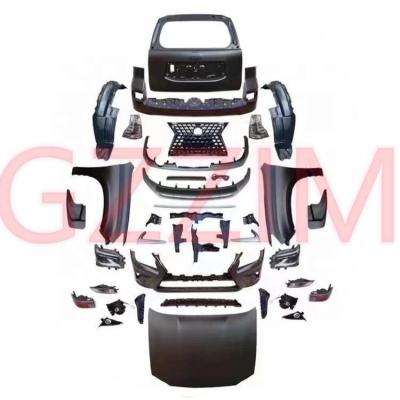 China Lexus LX GX460 GX400 2010-2016 To 2021 Car Front Rear Bumper Grille Hood Fender Spoiler Bodykit for sale