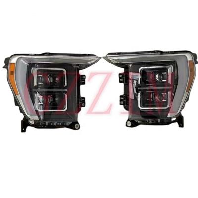 China Auto Parts ABS Plastic LED Front Light Parts Head Lamp For Ford F150 2021 for sale