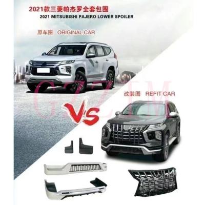 China automotive Body Kit Mitsubishi Pajero 2020 Sport With Front And Rear Surround Body Kit for sale