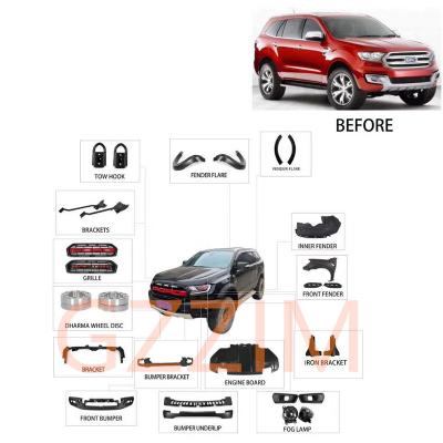 China 2016 Ranger T6 T7 T8 EVEREST Body Kit Endeavour Front Facelift for sale