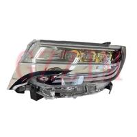 China Toyota Alphard Car Light Accessories Three Eyes Golden Front Head Light for sale