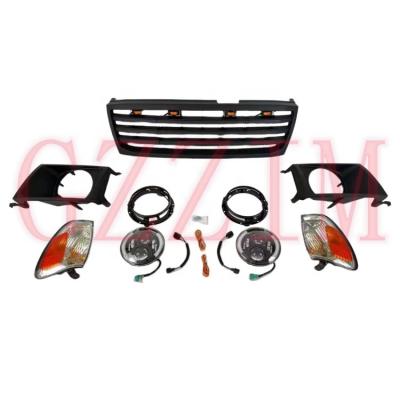 China Retro Car Kit Grille Fog Lamp Corner Lamp Bodykit For Toyota 4700 Land Cruiser LC100 for sale