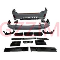 China Car Bodykit Front And Rear Bumper Lip For Toyota Alphard 2015-2018 for sale