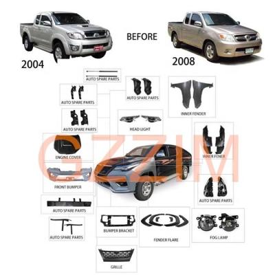 China Fortuner 2004-2012 Car Body Kit Front Facelift Kit for sale
