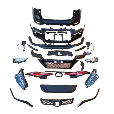 China ABS Plastic Front And Rear Bumper Body Kits For Fortuner 2016 - 2021 for sale