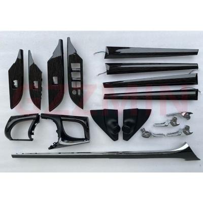 China ABS Luxury Design Style Carbon Fiber Look Full Interior Dash Trim Kit Cover for Hilux REVO 2015-2021 for sale