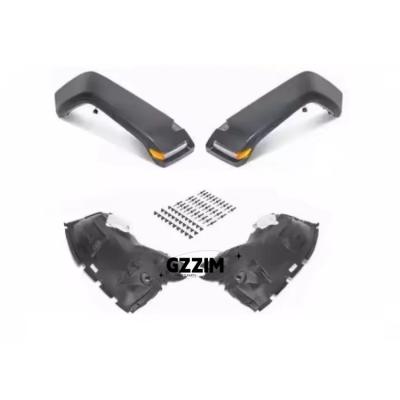 China Wheel Eyebrow With Lining For Jeep Wrangler 2007-2017 Upgrade To 2018-2022 for sale