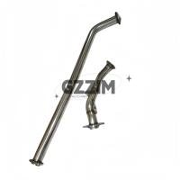 China Stainless Steel Performance Exhaust System For Toyota Hilux REVO 2015-2023 Front Down Pipe With Muffler And Exhaust Tip For Cars & Trucks for sale
