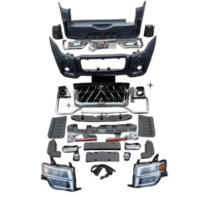 China 2015-2018 Mitsubishi Pajero V93 V97 Upgrade To V98 Body Kit Facelift Bumper for sale
