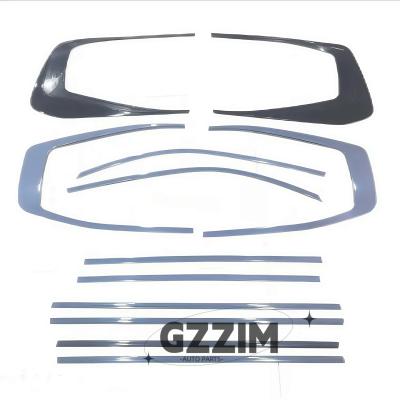 China Customizable Car Exterior Accessaries For LC200 2008-2021 Window Weatherstrip Moulding Trim Weather Stripping Perfect Fit Upgrate To LC300 Style for sale