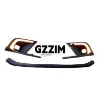 China Front Led DRL For Honda Civic LX EX 11th 2022 2023 LED Daytime Running Light Fog Lights 3 Color Dynamic Turn Signal Lamp for sale