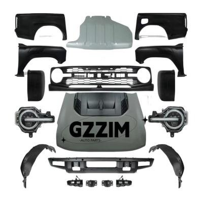 China Car Upgrade Parts Front & Rear Bodykit Conversion Kit For Ford Ranger Modify To Brounce for sale