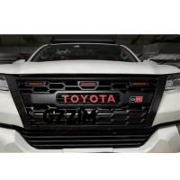 China ABS Car Front Bumper Grille with LED for Toyota Fortuner 2016 for sale