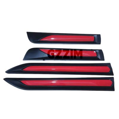 China Plastic Refit Door Step Protect Trim Moulding Cover Trim For Hilux Revo Vigo for sale