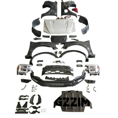 China 2012-2021 Ranger front Rear Bumper Bodykit Full Set Kit Upgrad To F150 2025 Raptor Style for sale