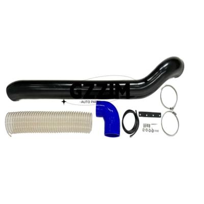 China Offroad Modification Black Stainless Car Snorkel 2017+ LC200 Black 100% Stainless Steel Snorkel Kit for sale