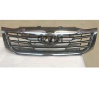 China Modified Car Front Bumper Grille Auto Chromed Grille Car Middle Grilles For Toyota Vigo Hilux 2012 for sale