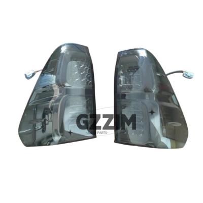 China ABS Plastic Aftermarket Modified Smoke Tail Lamp Rear Light For 2016 Toyota Hilux Vigo Tail Lamp for sale