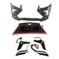 China Toyota Vigo 2012 Plastic Front Bumper Grille Full Sets Bodykit Upgrade Parts To Lx Style for sale