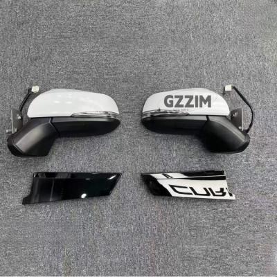China ABS Plastic Side Mirrors Door Mirror Reversing Mirror With Steering Lamp For Alpha 2011 Upgrade To 2018 for sale