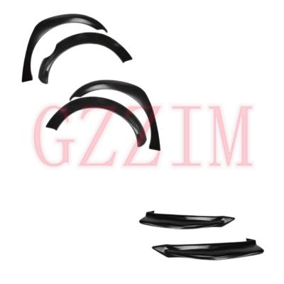 China 2022 Toyota BRZ GR86 TRD Black Plastic Front Lip Fender Flare Original Fitment Side Skirt & Rear Bumper Set for sale