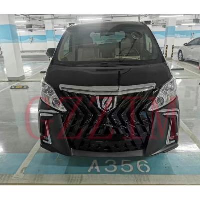 China Front Bumper Grille Bodykit With Specially Design Style Grille Full Sets For Alphard 2008 Upgrade To  2018 for sale