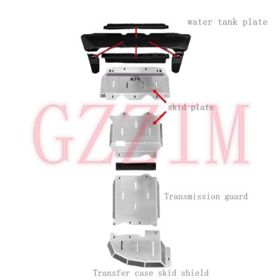 China 22 Tundra Special-Use Aluminum-Magnesium Alloy Chassis Guard New Condition for Strong Protection for sale