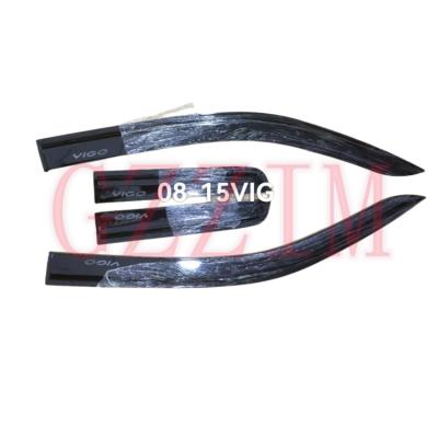 China Auto Car Accessories Factory Direct Window Visor Accessories Sun Rain Visor Rain Shield Weather Shields Toyota Vigo 2008-2015 for sale
