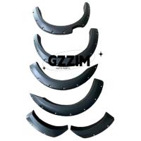 China Ford Ranger T6 PP Plastic Black Car Fender Flare Wheel Fender Flares for sale