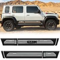 China Side Door PP Matte Black Door Protection Molding Trim Panel 4Pcs for Suzuki Jimny JB74 JB64 2018-2024 for sale
