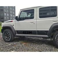 China Side Door PP Matte Black Door Protection Molding Trim Panel 4Pcs for Suzuki Jimny JB74 JB64 2018-2024 for sale