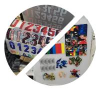 China 60cm White PET Film Double Side Hot Peel A1 DTF Printer For Heat Transfer for sale
