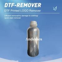 China Specialty 1000ML DTF Remover Liquid Solution for T-shirt Printing Inks Removing Heat Transfer Print Clothes Logo Glue for sale