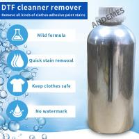 China DTF Cleaner Remover For Sticky Residue Safe On Fabric Print 500ml/Bottle Transparent Fast Drying Ink Type for sale