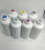 China 1L DTF Printer Ink CMYKW LC LM Heat Transfer Technology For PET Film Hot Melt Powder for sale