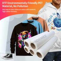 China DTF Printer Cold Film PET Roll Film 42cmx100m For Low Temperature Direct Cold Transfer Printer for sale
