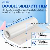 China A2 PET Film For Clothing Transfer Temperature 140-155 Degree DTF Printing Heat Transfer Film for sale