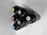 China Printing Type Transfer Printing Compatible 1000ml Black Bottle for DTF Ink Anti-Light and Dust-Proof for sale