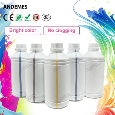 China Heat Transfer Textile Printing DTF Ink 1000ml CMYK White Printing Water Based Pigment Ink for sale
