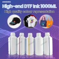 China Heat Transfer Textile Printing DTF Ink 1000ml CMYK White Printing Water Based Pigment Ink for sale