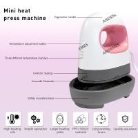 China Handheld Ironing Heat Press Machine for T-Shirts Roll Roll Letterpress DTF Ink Shaker 10*10CM Simple Letterpress Plate Type for sale