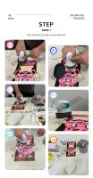 China Handheld Ironing Heat Press Machine for T-Shirts Roll Roll Letterpress DTF Ink Shaker 10*10CM Simple Letterpress Plate Type for sale