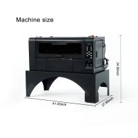 China A3 DTF Printer 33cm T-Shirt Printing Machine Dual Head Xp600 With Stainless Steel Powder Shaker Dryer for sale