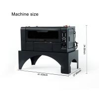 China 140KG Mini A2 17'' PET Film DTF Printer 42cm For T-Shirt With Two Epson Xp600 Printhead for sale