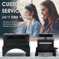 China 140KG Mini A2 17'' PET Film DTF Printer 42cm For T-Shirt With Two Epson Xp600 Printhead for sale