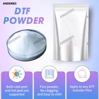 China Transfer Printing Hot Melt TPU Adhesive Powder in White for Direct to Film Printer for sale